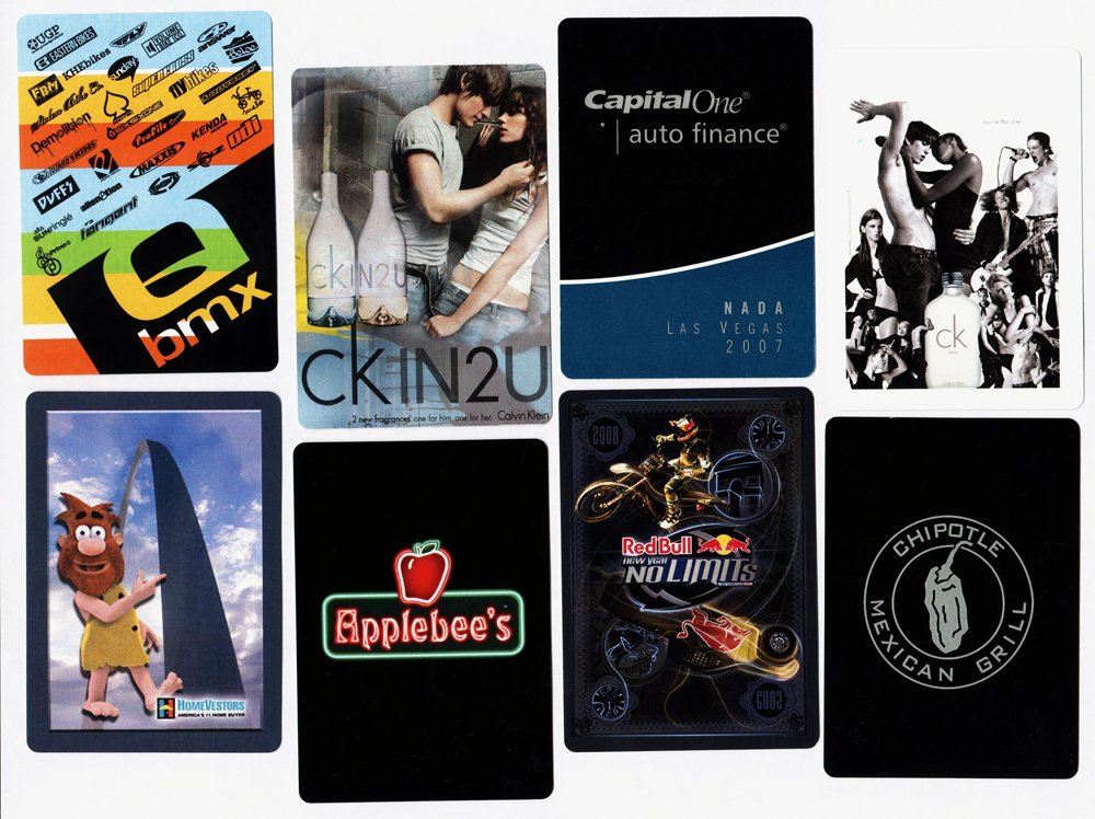 Promotional playing cards for business use