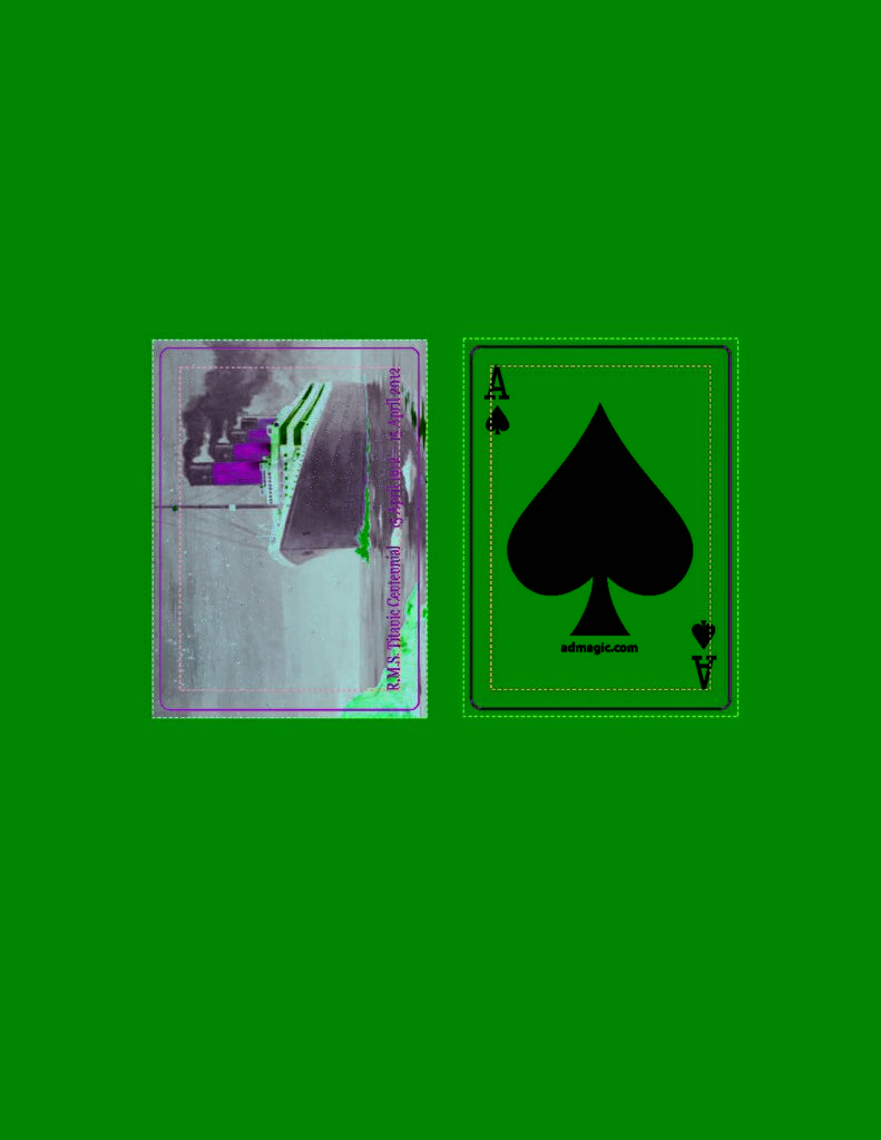 How horizontal playing cards flip - Landscape Playing Cards