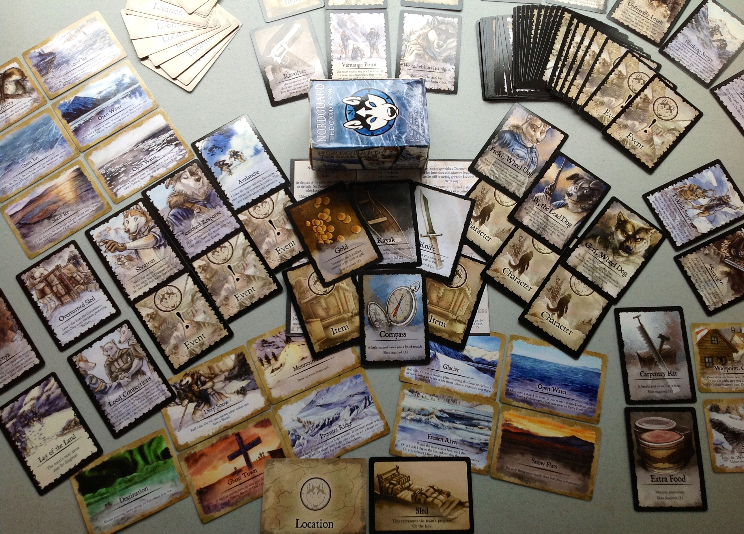 Norguard Custom Playing Card Game based on popular graphic novel